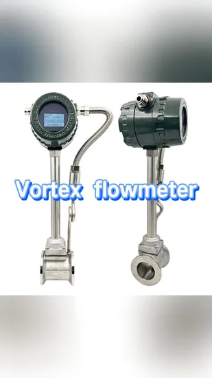 Temperature Compensation Smart Calculation Steam Flowmeter Vortex Steam ...